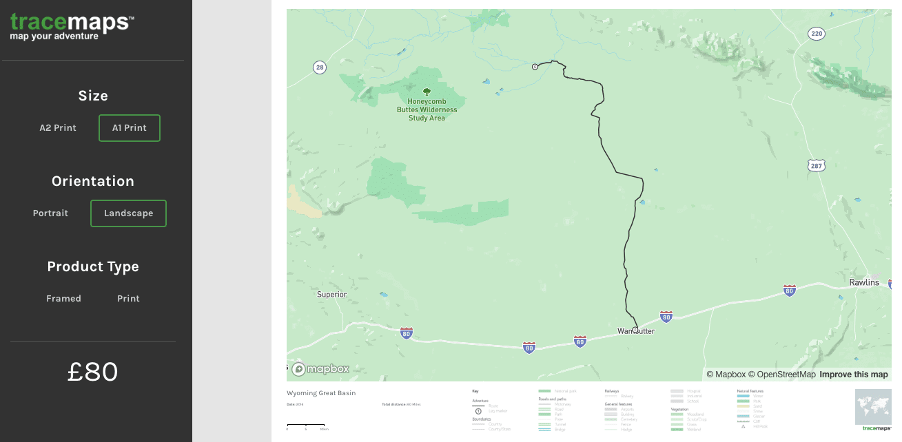 Tracemaps – Map your adventure – ADVNTR.cc